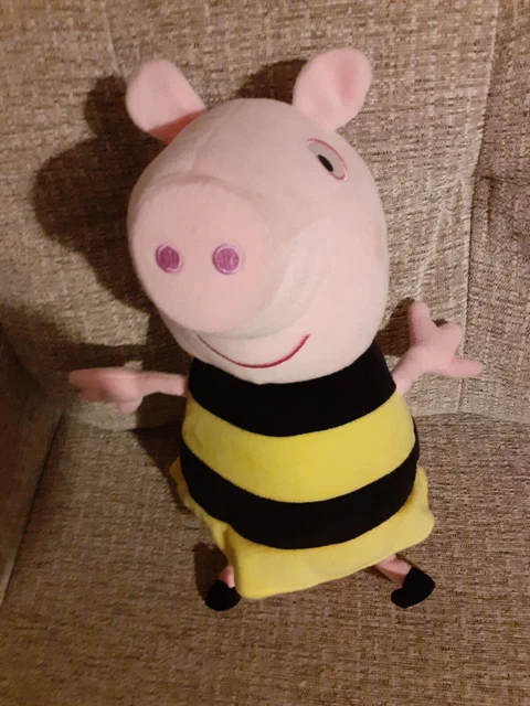 PEPPA PIG PLUSH Soft Toy Bee costume Fancy Dress 16 inches very good ...