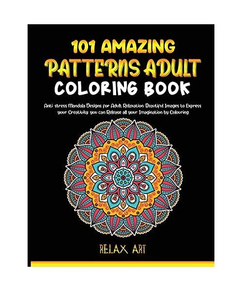 MADALAS COLORING BOOK: Anti-stress Mandala Designs for Adult Relaxation ...