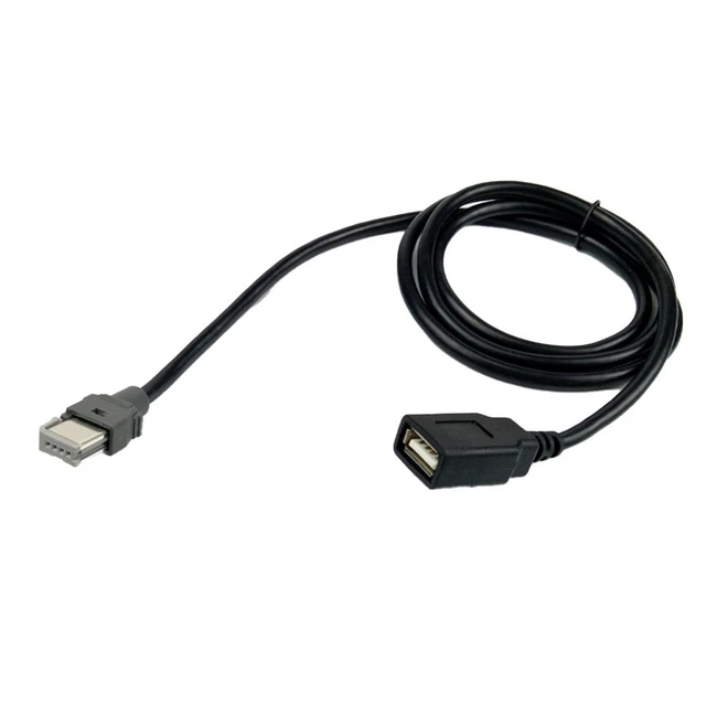 4 PIN CONNECTOR Adapter Cable 120CM Length Car 4-pin To USB Female ...