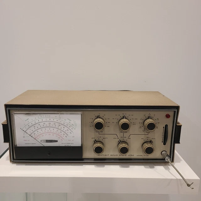 VINTAGE HEATHKIT IM-25 Solid State FET VOM Volt-Ohm Meter - For Parts ...
