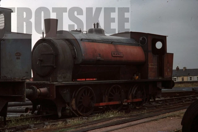35MM SLIDE INDUSTRIAL Steam loco NCB Ackton Hall Colliery Beatrice 1975 ...