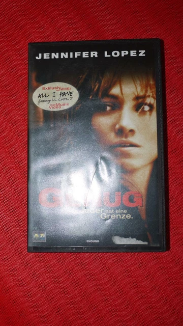 GENUG JENNIFER LOPEZ Jeder hat eine Grenze VHS VIDEO Kassette (261) EUR ...