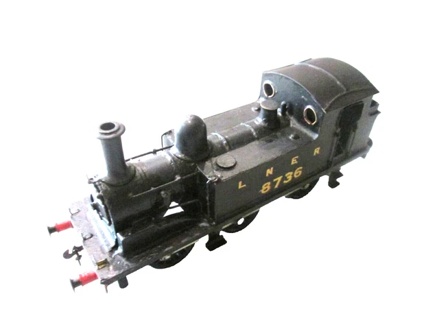 O GAUGE 2 RAIL Finescale Kit Built- J72 0 -6-0 LNER Loco 8736 -Unboxed ...