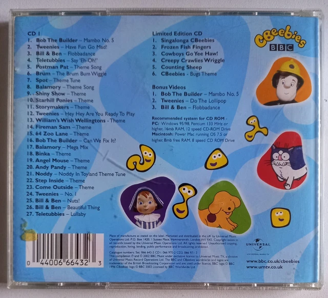 CBEEBIES - THE Official Album (Limited Edition) CD 2 discs (2002 ...