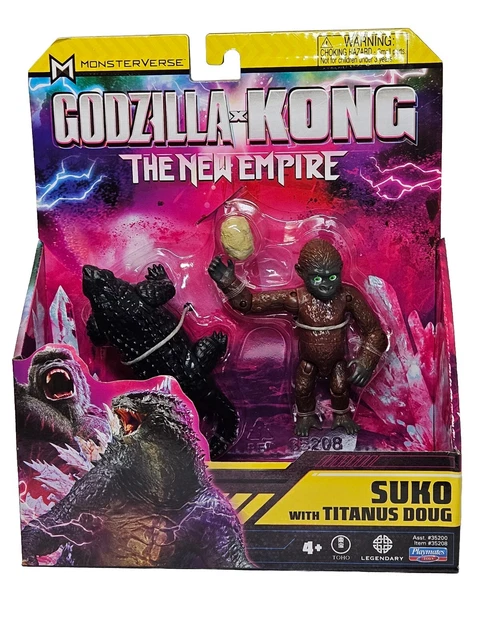 PLAYMATES MONSTERVERSE GODZILLA x Kong New Empire SUKO w/ Titanus Doug ...