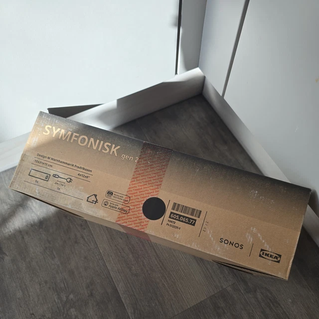 SONOS/IKEA BOOKSHELF SPEAKER "Symfonisk" Gen 2. With wall mount. £99.00 ...