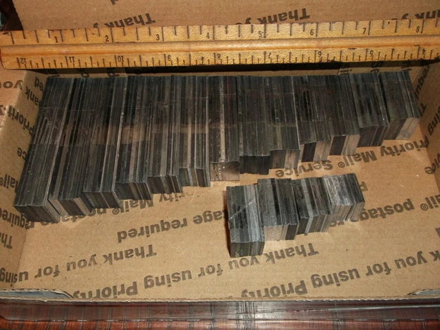 238PC 2PT & 6pt LEADING/SPACING KIT PRINTING PRESS 3x5 5x8 KELSEY ...