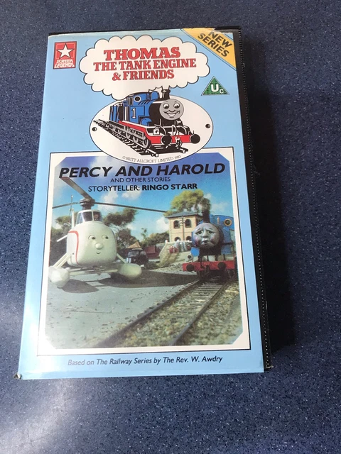 THOMAS THE TANK Engine & Friends - Vhs Video - Percy And Harold ...