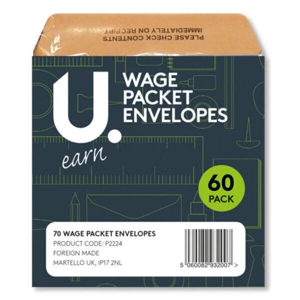 U.® MAIL WAGE Packet Envelopes 70-pk/70gsm. £4.99 - PicClick UK