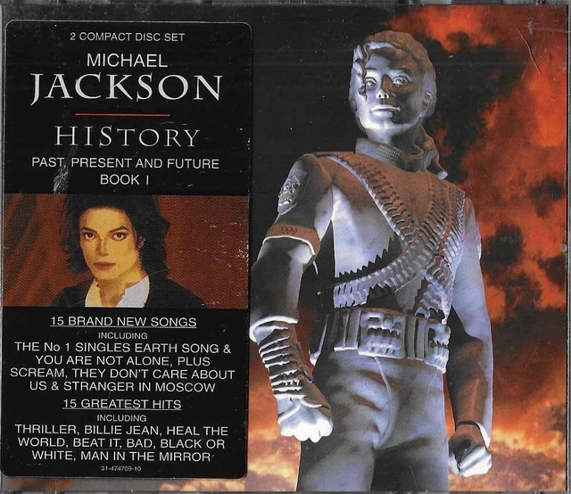 MICHAEL JACKSON HISTORY Past, Present & Future Book 1 2xCD⭐UK 1995 ...