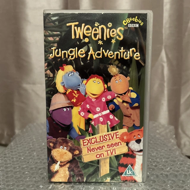 TWEENIES - JUNGLE Adventure (BBCV 7566, VHS, 2004) CBeebies BBC ...
