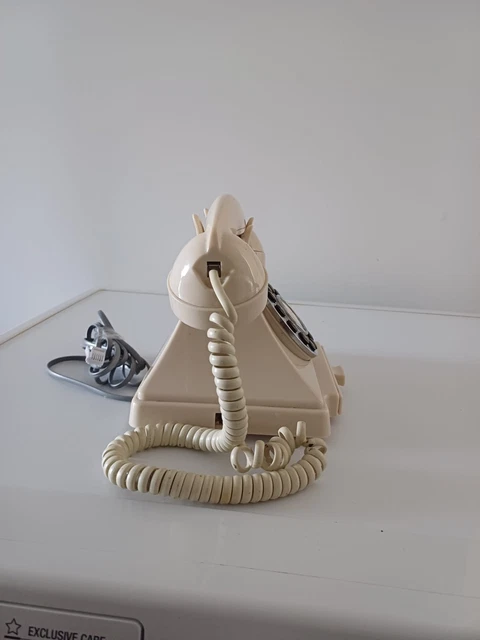 GPO IVORY CARRINGTON Classic Retro Push-Button Phone with Pull Out Tray ...