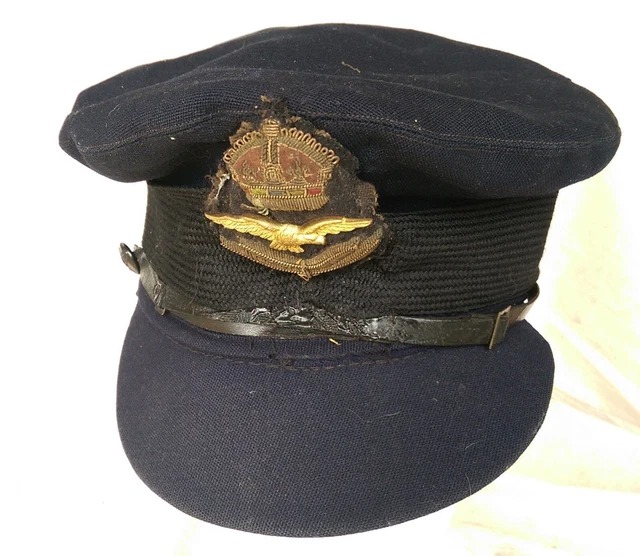 WW2 AUSTRALIAN RAAF Officers Peak cap. 1942. Maxey Hats. £91.99 ...