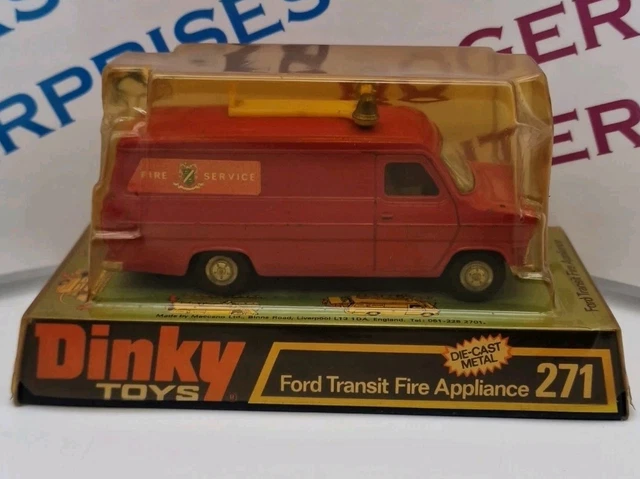 DINKY 271 - Ford Transit Fire Appliance Van, Incomplete, Original ...