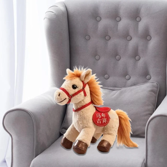 HORSE STUFFED ANIMAL Plush Toy Creative Hugging Comfortable with Haning ...
