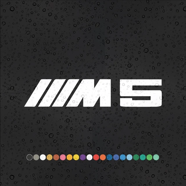 2 X M5 M Sport BMW Car Decals Stickers German Auto Performance Styling ...
