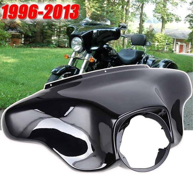 VIVID BLACK BATWING Outer Fairing For Harley Touring Electra Street ...