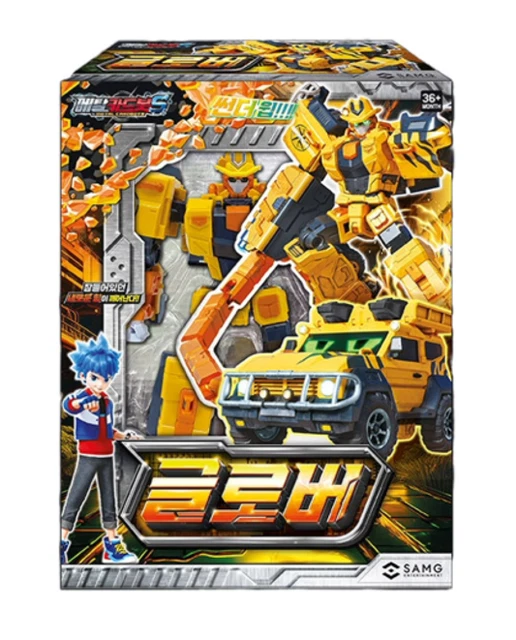 METAL CARD BOT S Glober Transforming Robot SUV Toy SAMG Entertainment ...