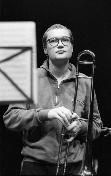 TROMBONE PLAYER NILS Landgren Posed On Stage Old Jazz Photo $9.00 ...