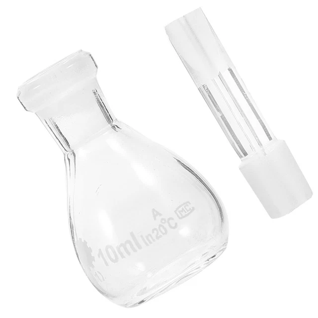 GLASS PYCNOMETER GLASS Reagent Bottle Laboratory Reagent Storage Bottle ...