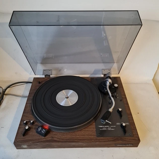 VINTAGE REALISTIC LAB-400 Automatic Direct Drive Turntable Hifi ...