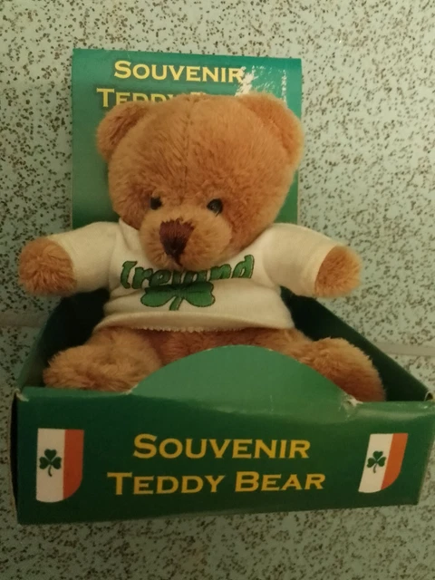 IRELAND TEDDY BEAR CUDDLY SOFT TOY TEDDY SOUVENIR In box £12.75 ...