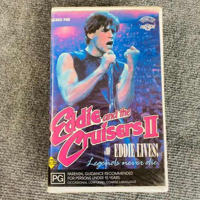 EDDIE AND THE Cruisers II VHS Eddie Lives! 1990 Vintage Clamshell VHS Video £12.41 - PicClick UK