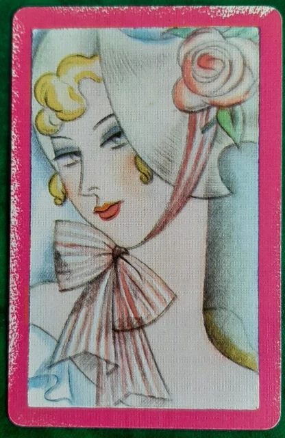LADY PLAYING CARD $1.00 - PicClick AU
