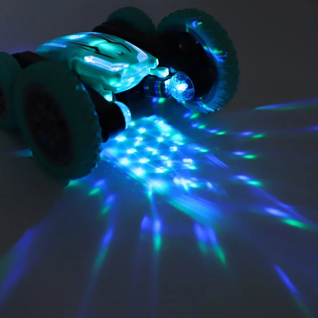 REMOTE CONTROL CAR 2.4GHz Double Sides 360° Rolling Rotating Stunt Car ...