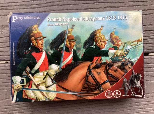 PERRY MINIATURES 28MM Napoleonic French Dragoons 1812-1815 Hard Plastic ...