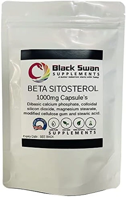 BLACK SWAN BETA-SITOSTEROL 250Mg Capsule - for Sexual Vitality and ...