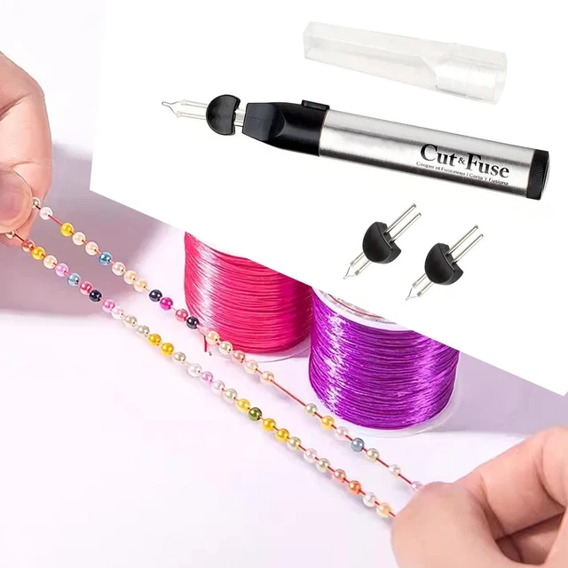 THREAD BURNER TOOL Fast String Zip for Beading Finishing Bead Weaving ...