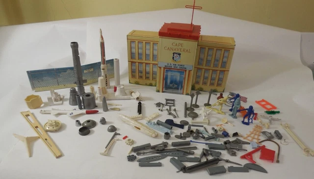 1950S VINTAGE MARX Toys ATOMIC Cape Canaveral MISSILE BASE BLDG, Plus ...