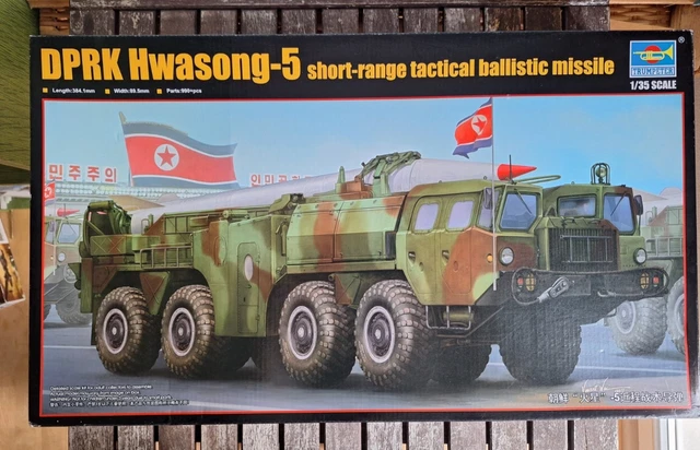 SHORT-RANGE BALLISTIC MISSILE DPRK Hwasong 5 | Trumpeter | Nr. 01058 ...