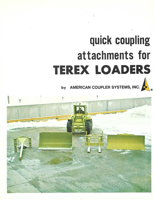 EQUIPMENT BROCHURE - American Coupler - Quick Attachments Terex Loaders ...