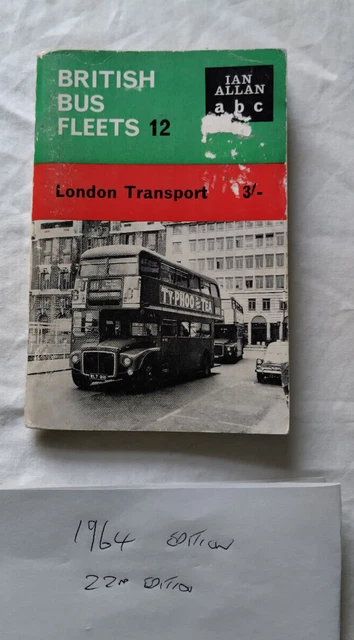 IAN ALLAN ABC British Bus Fleets 12 - London Transport buses & coaches ...