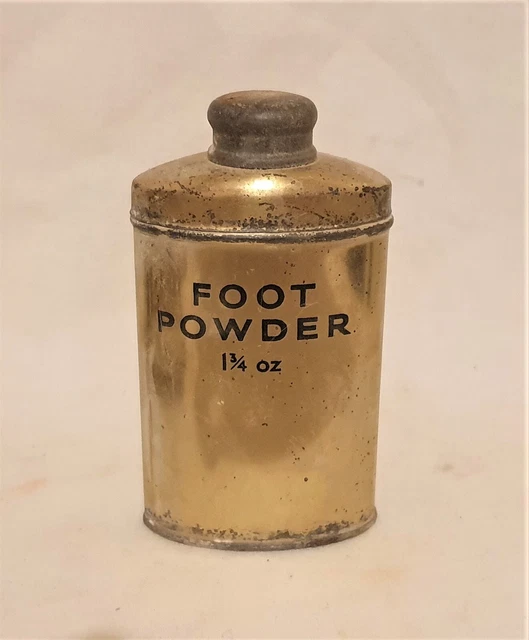 ORIGINAL WW2 BRITISH Army Issue Soldier 1 3/4 oz Foot Powder £9.99 ...