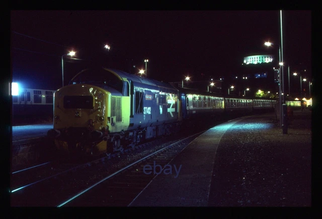 ORIGINAL 35MM SLIDE - Class 37/4 - 37412 w/ ECS for Glasgow at Oban ...
