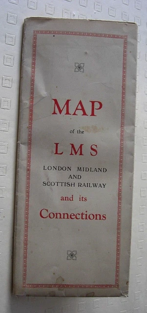 Map Of Lms Railway IN VENDITA! - PicClick IT