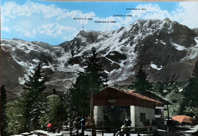 CARTOLINA MACUGNAGA VERBANIA Funivia Non viaggiata EUR 1,00 - PicClick IT