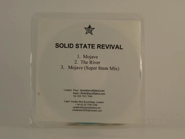 SOLID STATE REVIVAL MOJAVE (H1) 3 Track Promo CD Single White Sleeve SUNDAY BEST £5.60 - PicClick UK