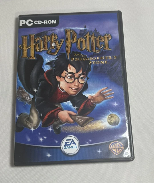 HARRY POTTER & The Philosophers Stone (2001) PC CD ROM Computer Video ...