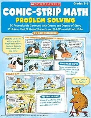 COMIC-STRIP MATH: PROBLEM Solving: 80 Reproducible Cartoons with Dozens ...