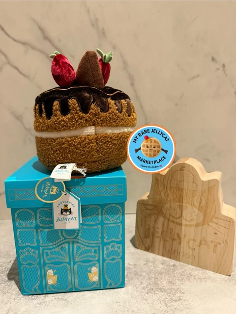*NEW* JELLYCAT AMUSEABLES Glacy Chocolate Cake - Harrods Only - Brand ...