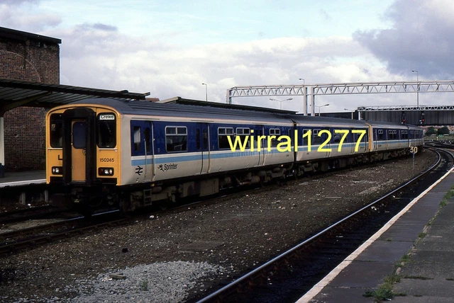 6X4 COLOUR RAILWAY photograph Class 150 150245 at Chester 08.87 £1.00 ...