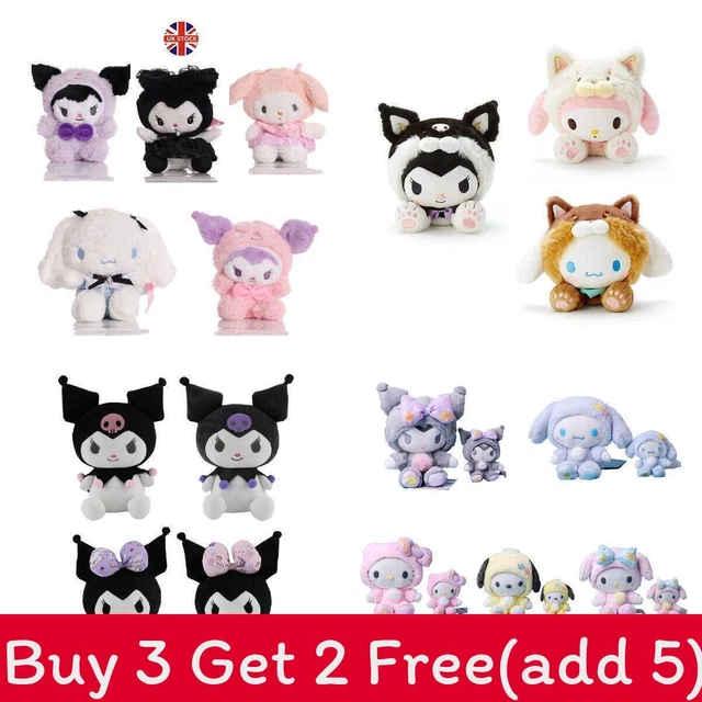 SOFT CUTE KUROMI My Melody Cinnamoroll Sanrio Plush Toy Stuffed Doll Kid Gift £6.53 - PicClick UK