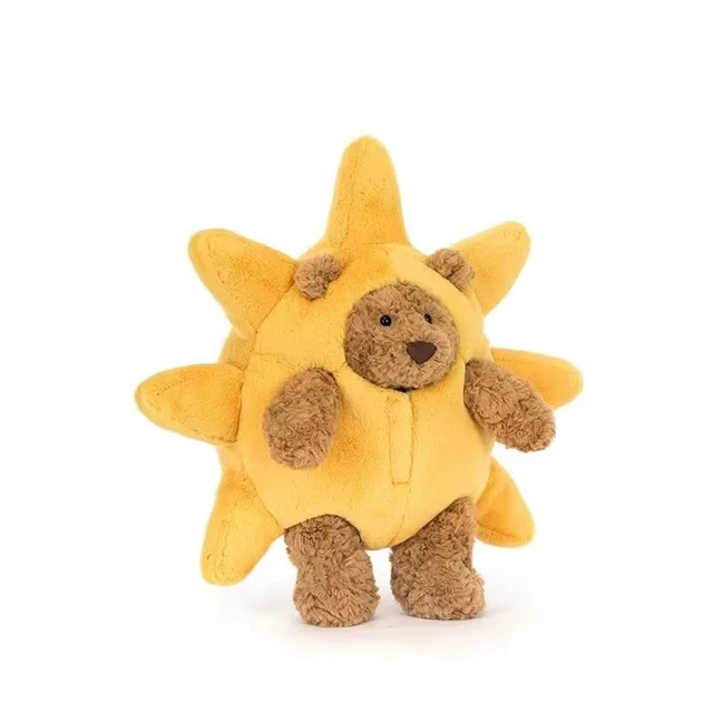 JELLYCAT BARTHOLOMEW SUN Bear Plush Toy in Sunny Outfit Soft Stuffed ...