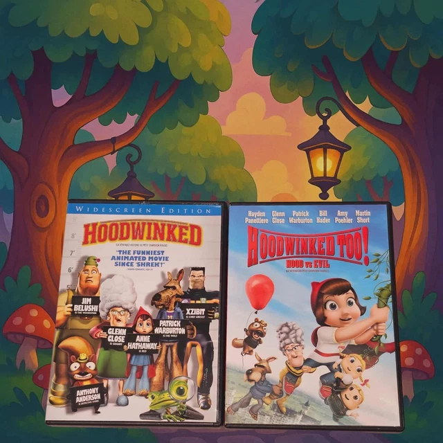 HOODWINKED + HOODWINKED Too DVD Lot 2 Movie Set Family Animated Comedy ...