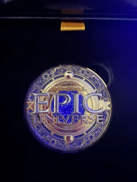 EPIC UNIVERSE LIMITED Edition Grand Opening Day Medallion Coin ...