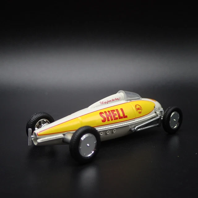 VINTAGE RACING 1938-1950 Belly Tank Racer Shell Oil 1/64 Scale Diecast ...